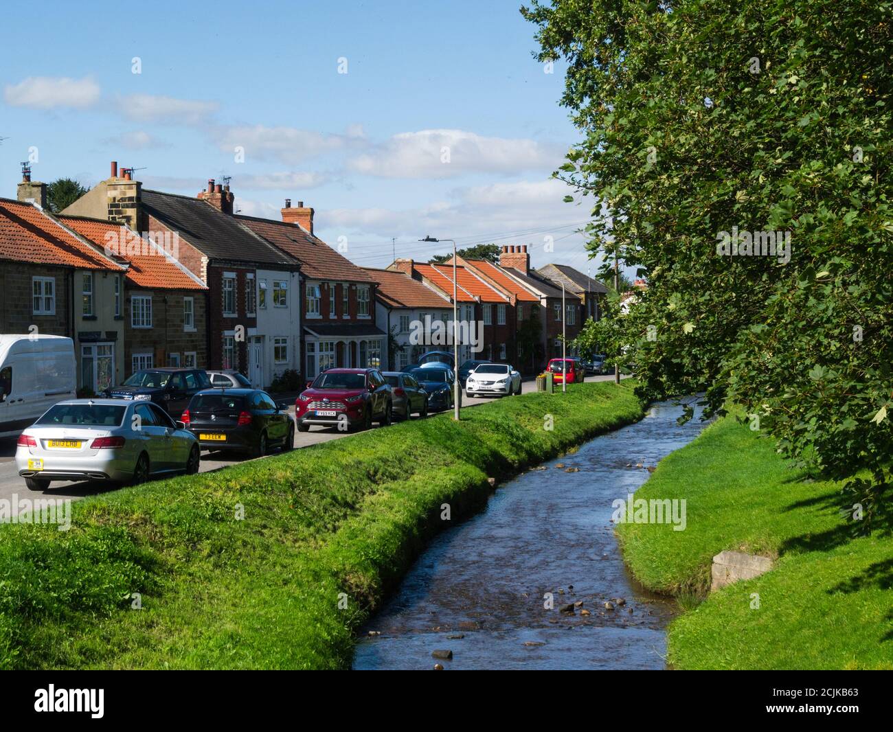 Main street of swainby village hi-res stock photography and images - Alamy