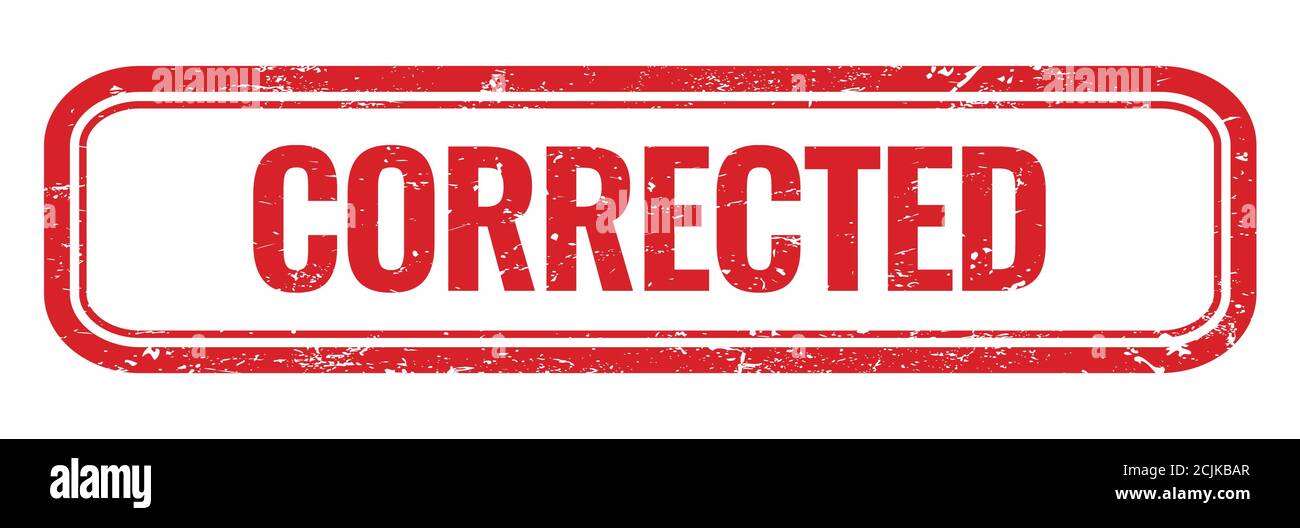 Corrected stamp hi-res stock photography and images - Alamy