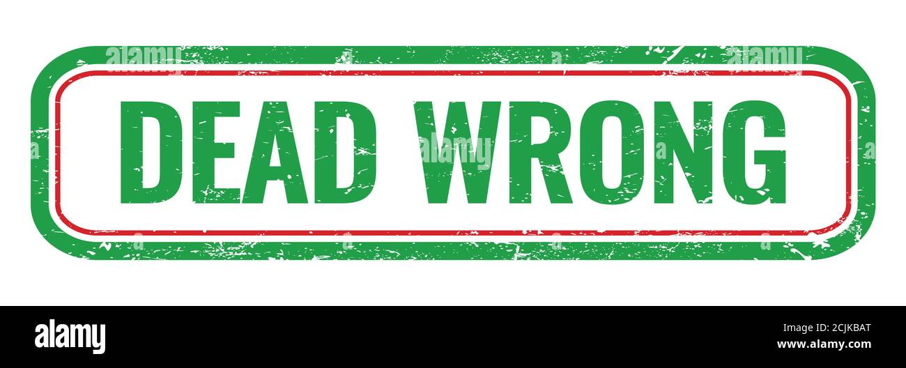 Dead wrong stamp hi-res stock photography and images - Alamy