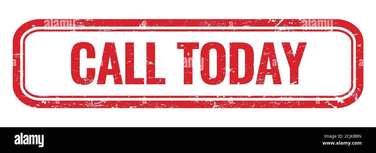 Call today stamp hi-res stock photography and images - Alamy