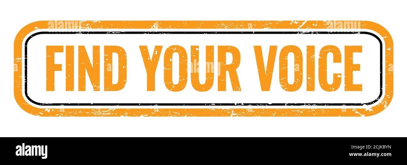 Find your voice stamp hi-res stock photography and images - Alamy