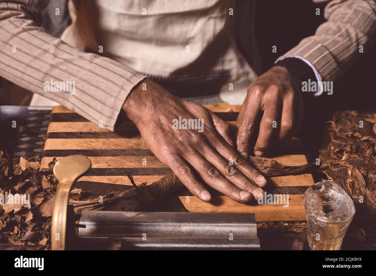Tobacco manufacturing process hi-res stock photography and images - Alamy