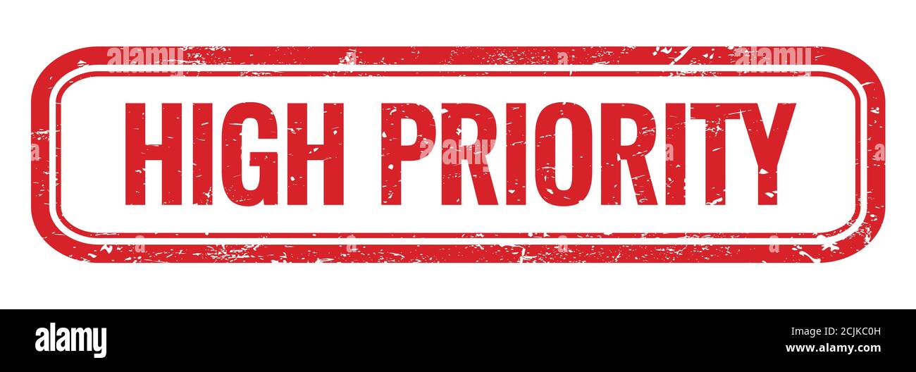 High priority word hi-res stock photography and images - Alamy