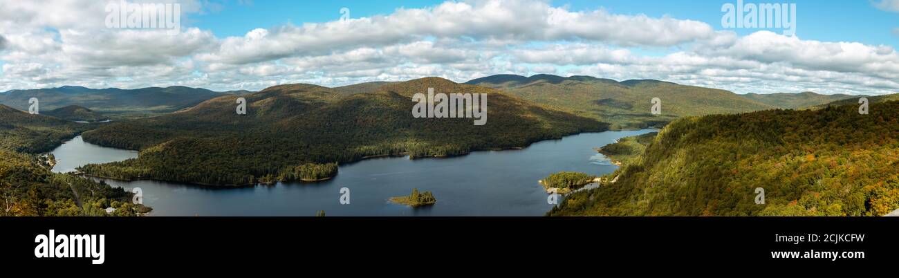 Quebec wilderness: Lac Monroe in Mont-Tremblant national park, Quebec ...