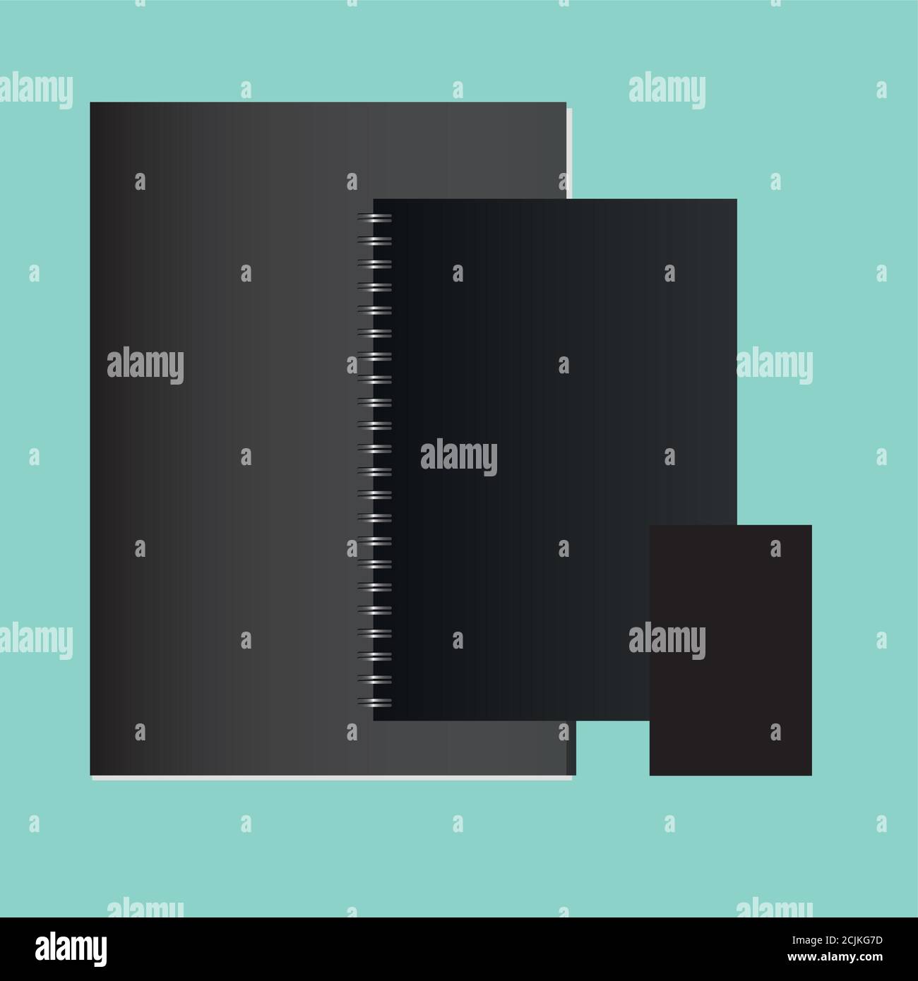 Mockup file and notebooks design of corporate identity template and ...