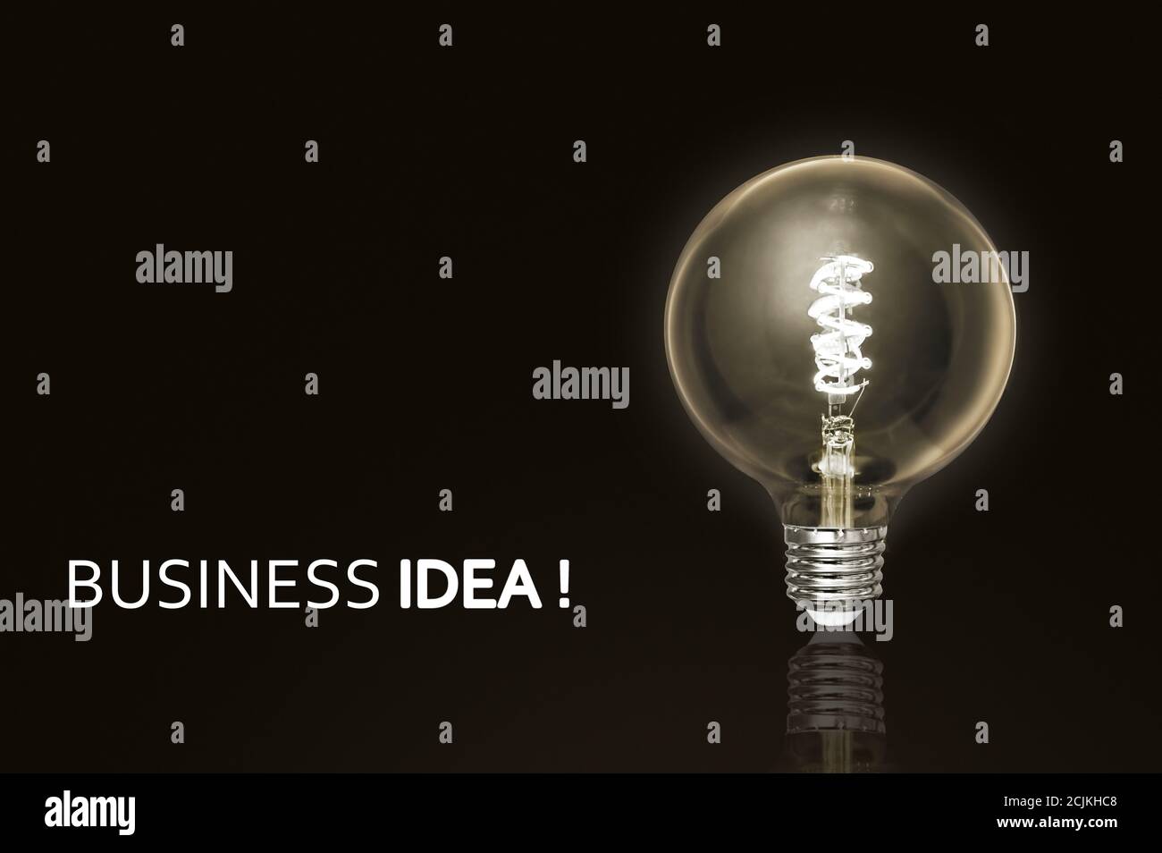 Business idea , light bulb concept solution Stock Photo - Alamy