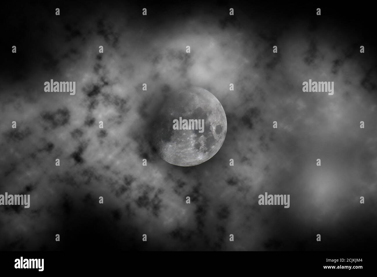 Hiding full moon hi-res stock photography and images - Alamy