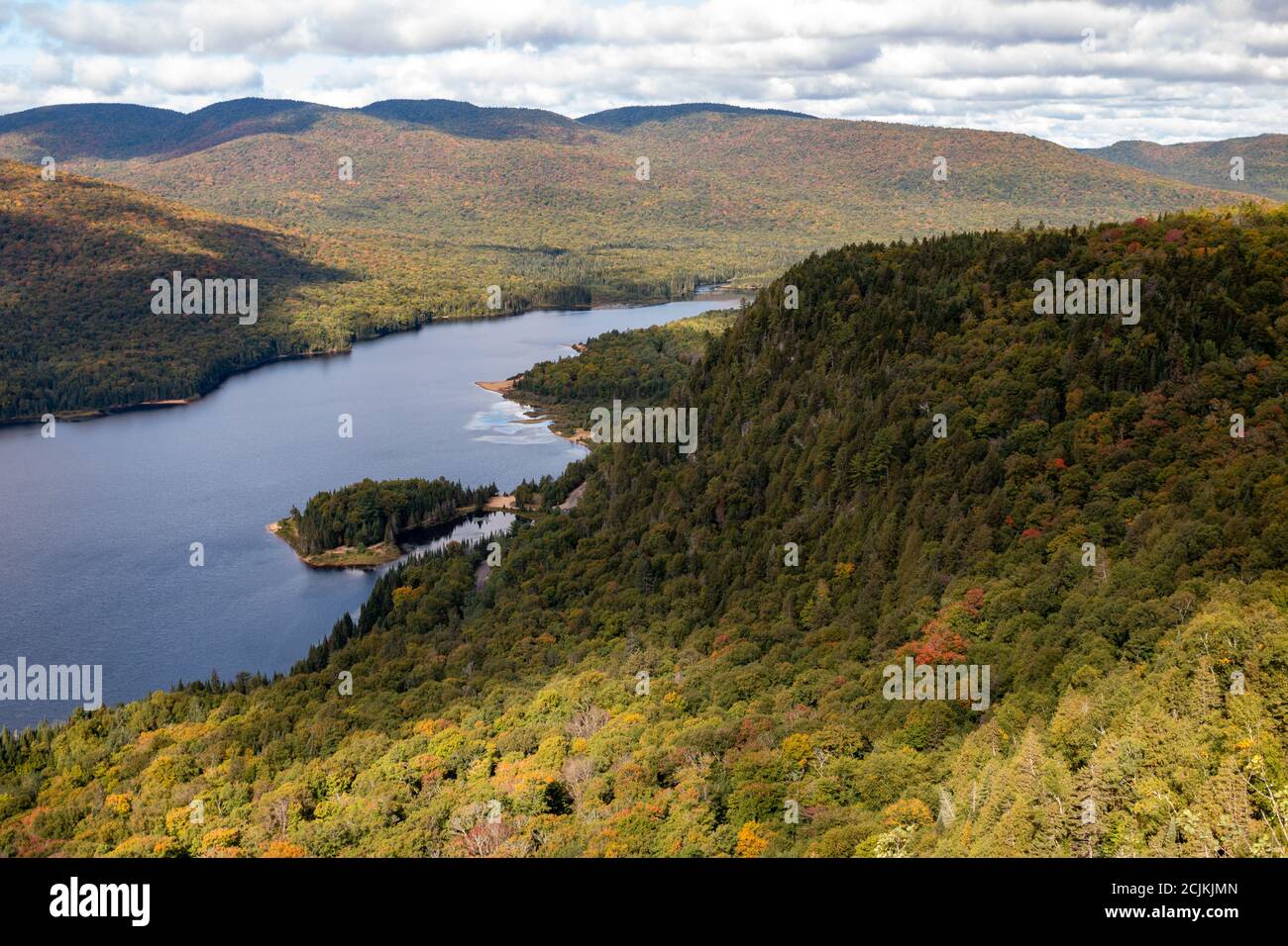 La Pimbina valley in Mont Tremblant National Park Stock Photo - Alamy