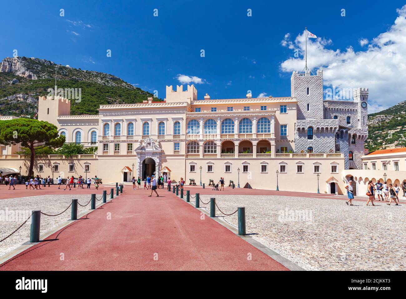 Monte Carlo, Monaco - August 15, 2018: The Princes Palace of Monaco, it ...