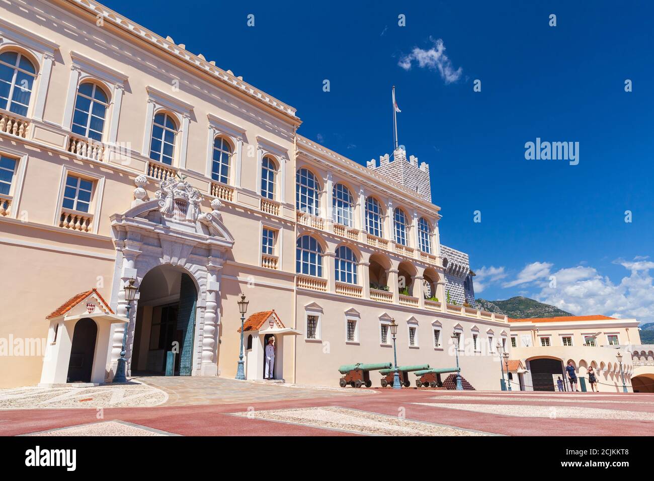 Monte Carlo, Monaco - August 15, 2018: The Princes Palace of Monaco, it ...