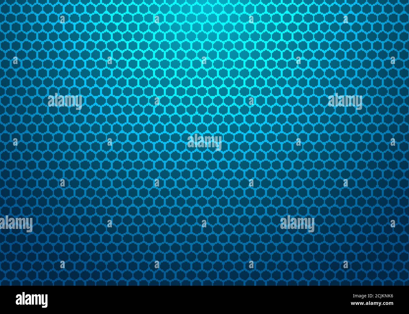 Abstract blue hexagon with dot pattern technology background. Honeycomb ...