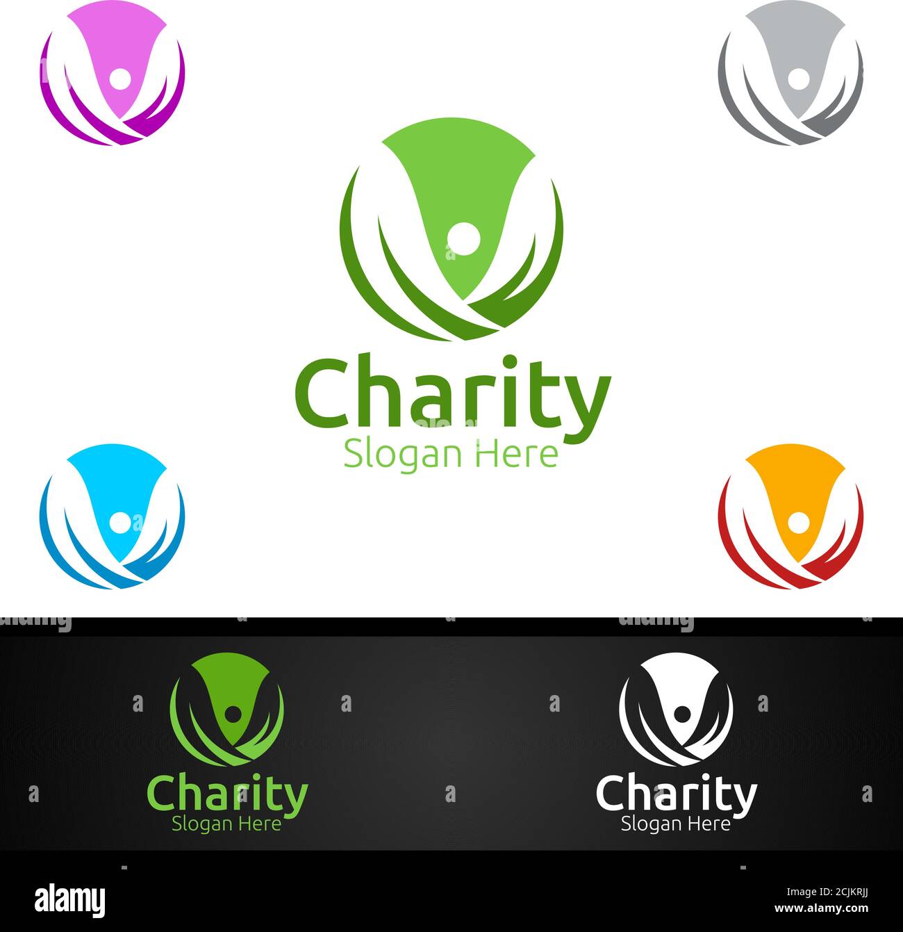 Helping Hand Logo Design Helping Hand Charity Foundation Creative Logo