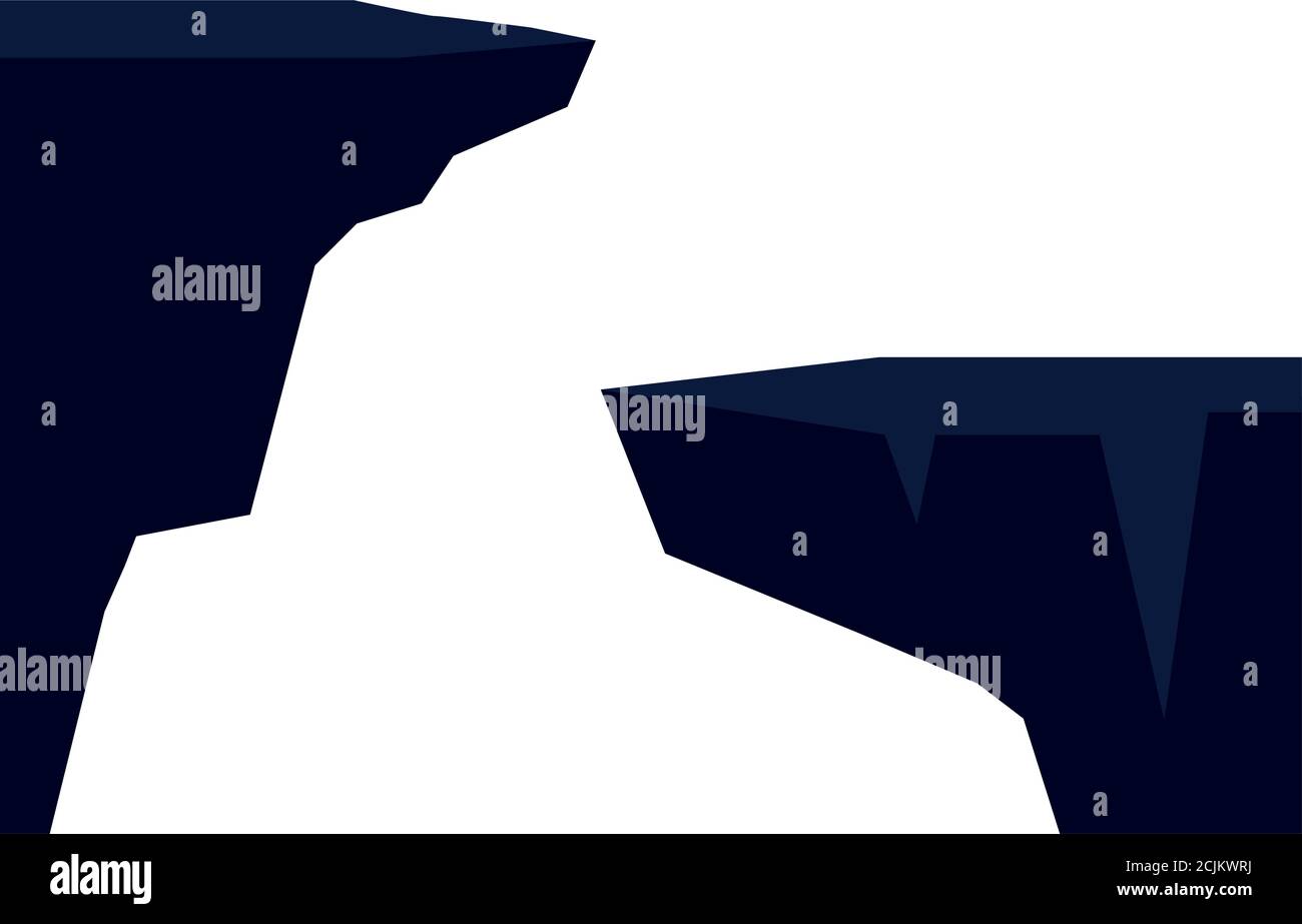 two cliffs design, Landscape nature earth eco ecology conservation bio ...