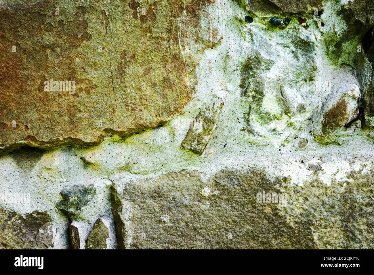 texture of masonry, the fragment of a stone wall of an ancient temple ...