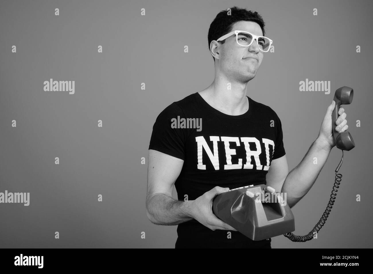 Man frustrated grimace Black and White Stock Photos & Images - Alamy