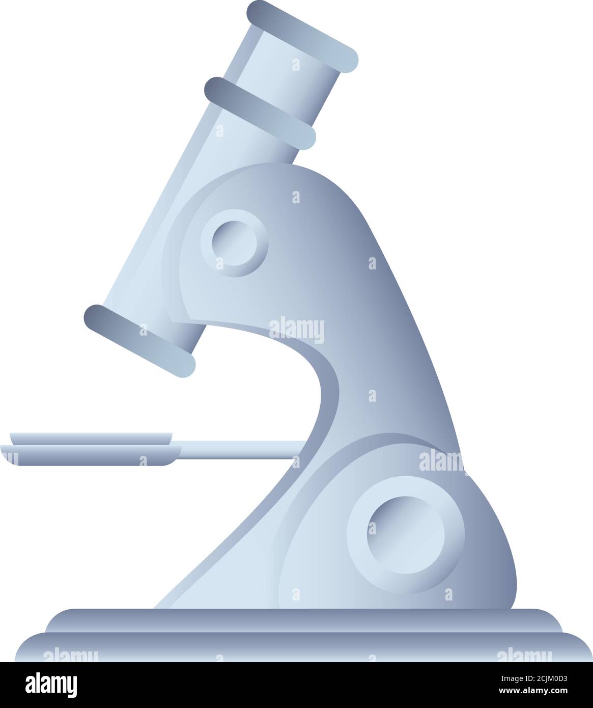 laboratory microscope on white background vector illustration design ...