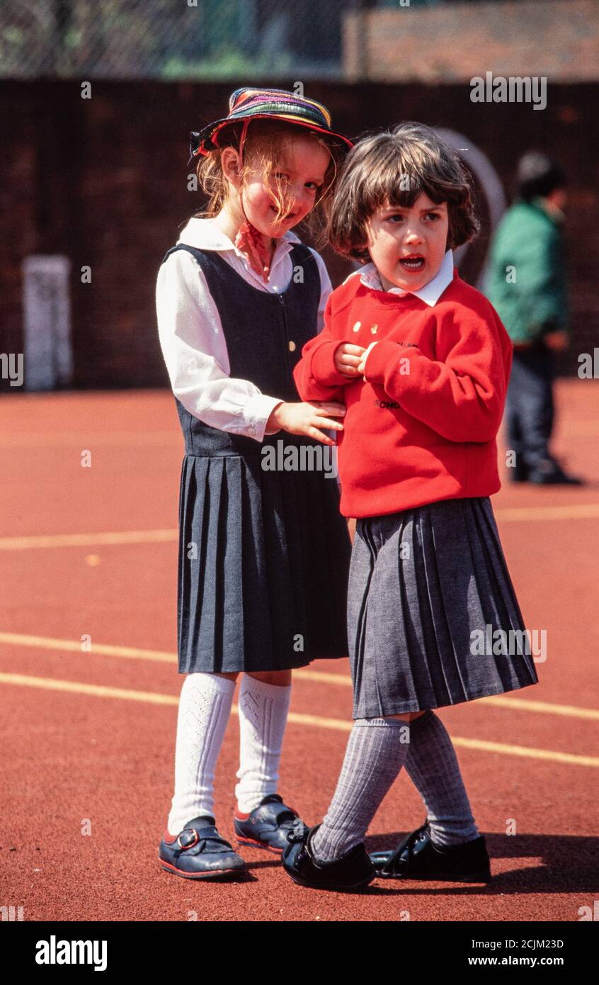 Children in the playground at Bourne County Primary School in ...