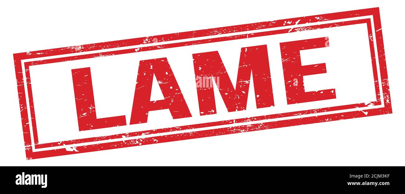 Lame word Cut Out Stock Images & Pictures - Alamy