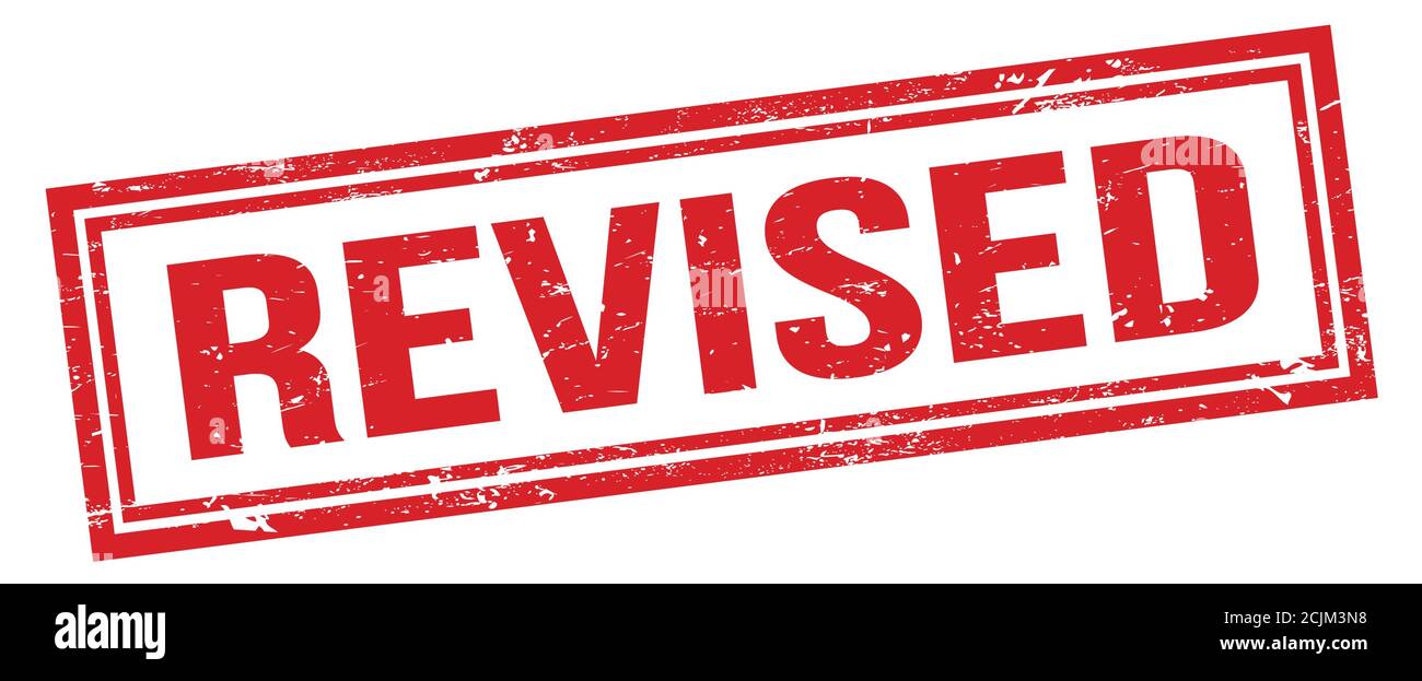 Revised Stamp High Resolution Stock Photography and Images - Alamy