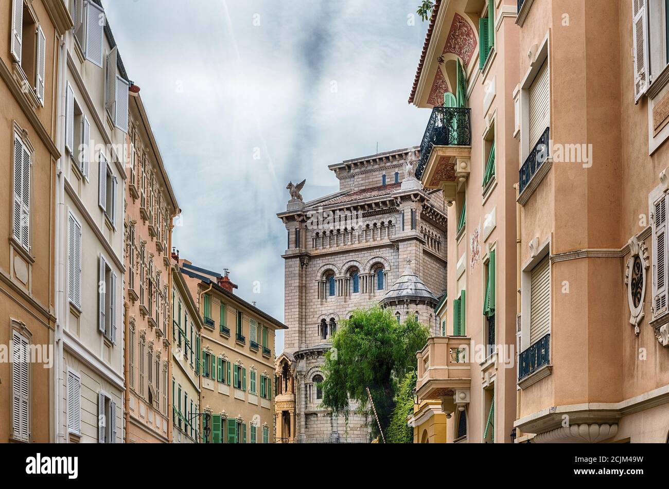 The picturesque architecture of the buildings in Monaco City, aka Le ...