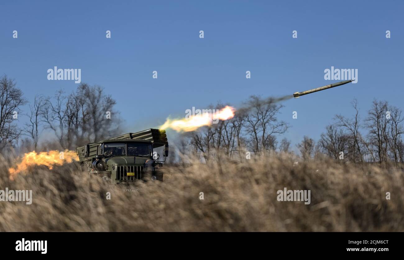 Russian grad multiple rocket launcher hi-res stock photography and ...