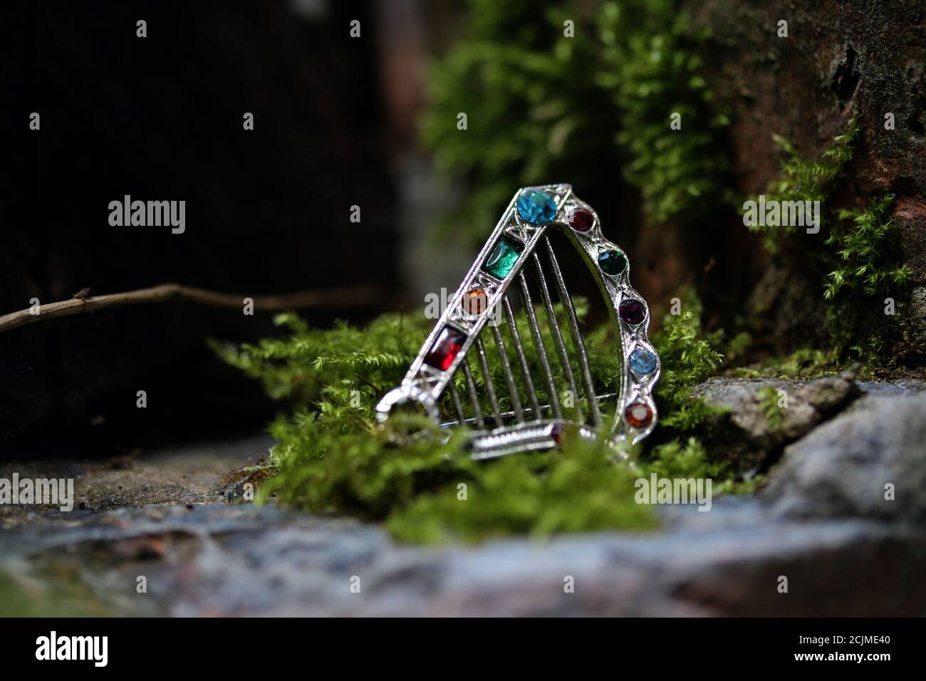 Silver harp hi-res stock photography and images - Alamy