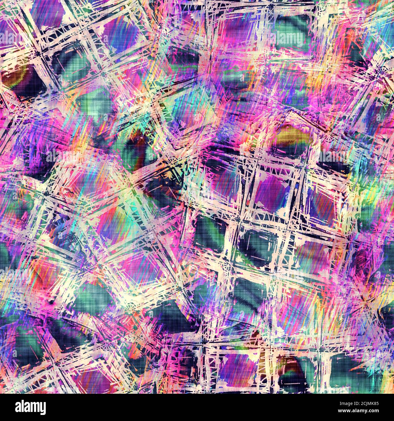 Blurry rainbow glitch artistic collage texture background. Irregular ...