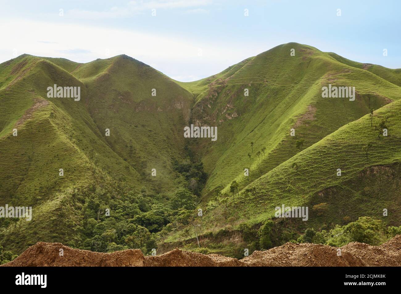 mountains and valleys in the venezuelan tropical zone Stock Photo - Alamy