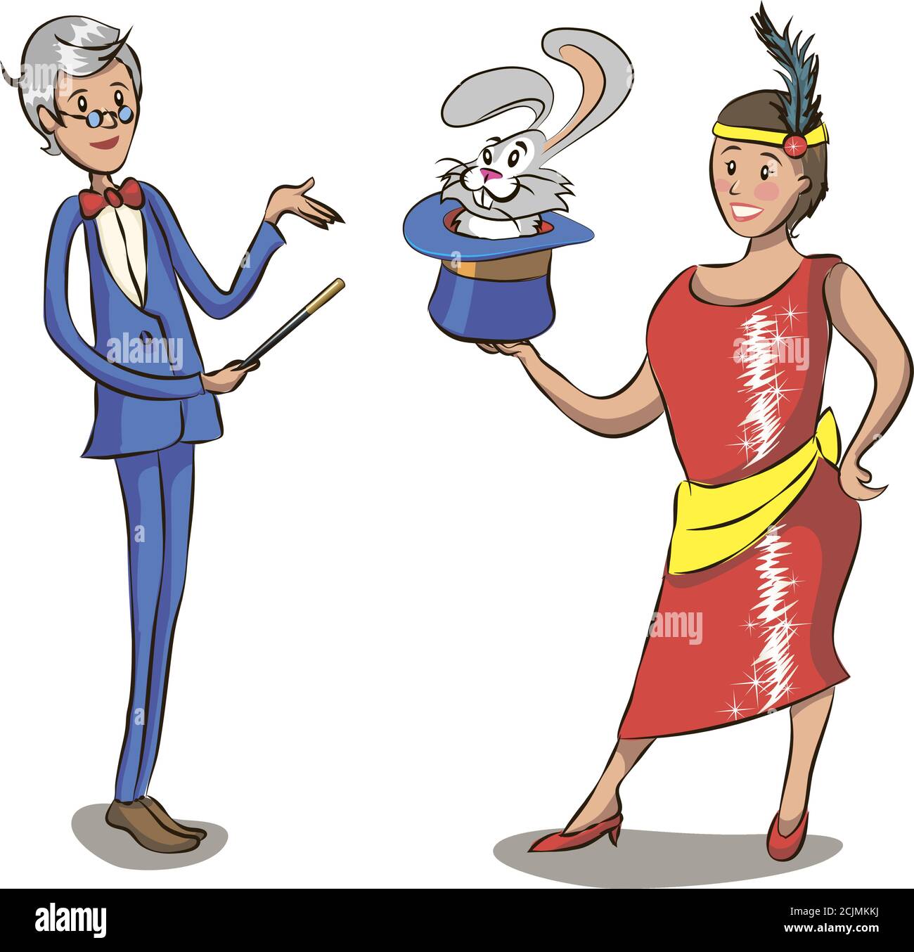 Magician assistant hi-res stock photography and images - Alamy