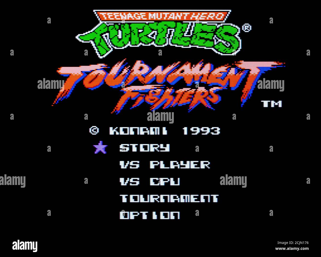 Teenage mutant hero turtles tournament fighters hi-res stock ...