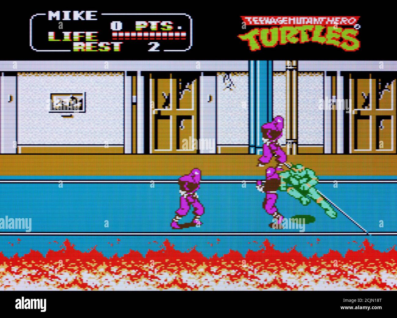 Teenage Mutant Hero Turtles II The Arcade Game - Nintendo Entertainment ...