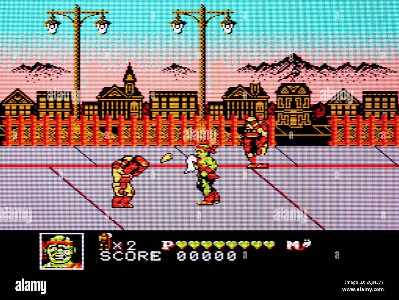 Toxic Crusaders Nintendo Entertainment System NES Videogame Editorial use only Stock Photo Alamy