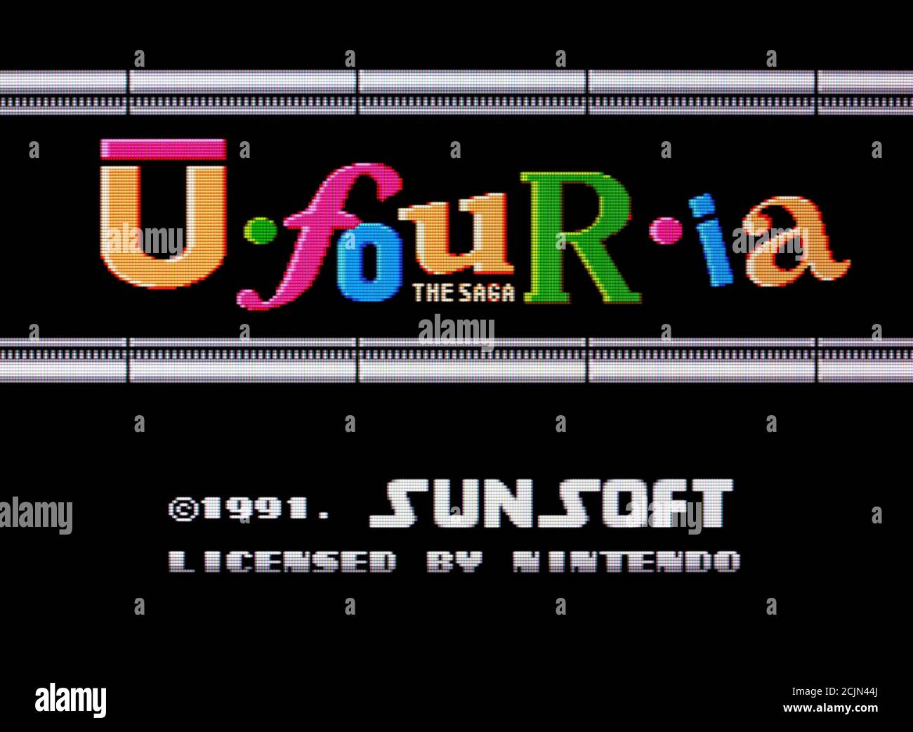 Ufouria - Nintendo Entertainment System - NES Videogame - Editorial use ...