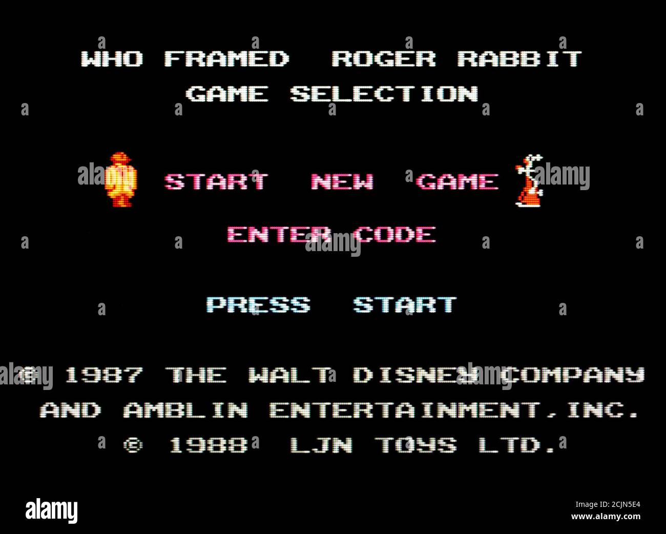 Who Framed Roger Rabbit - Nintendo Entertainment System - NES Videogame ...