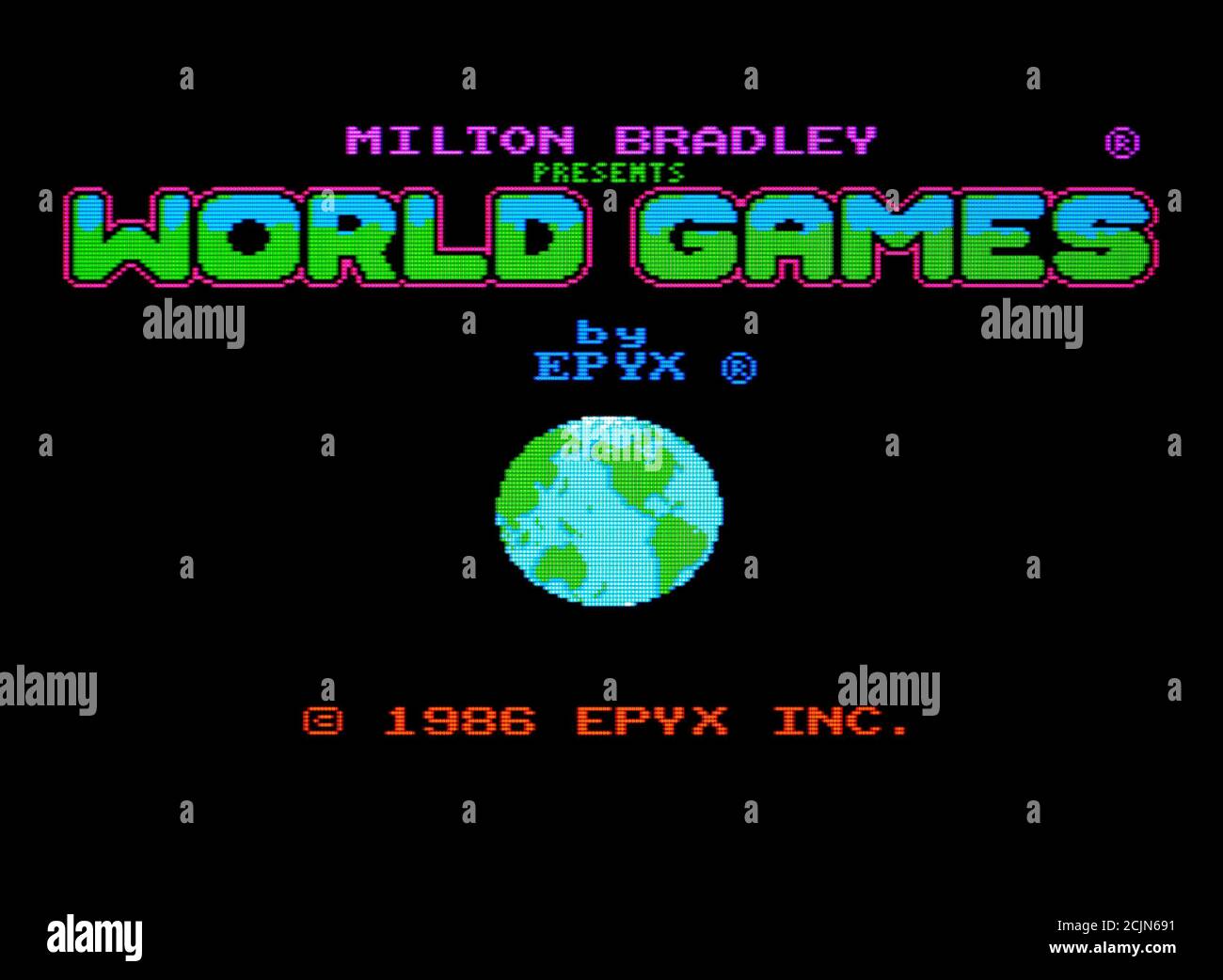 World Games - Nintendo Entertainment System - NES Videogame - Editorial ...