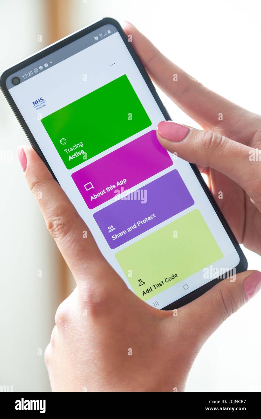 People living or visiting Scotland have been told to download the NHS ...