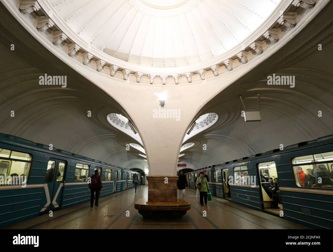 Sokol metro station hi-res stock photography and images - Alamy