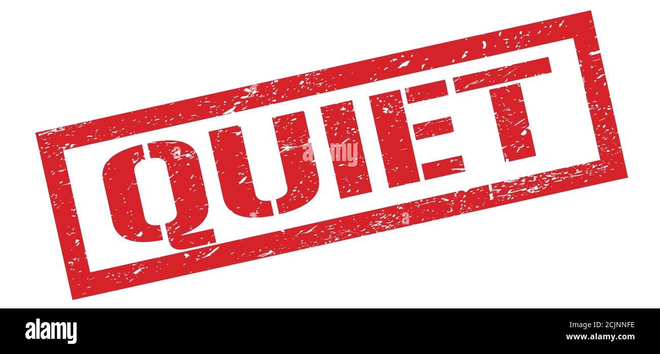 Quiet stamp hi-res stock photography and images - Alamy