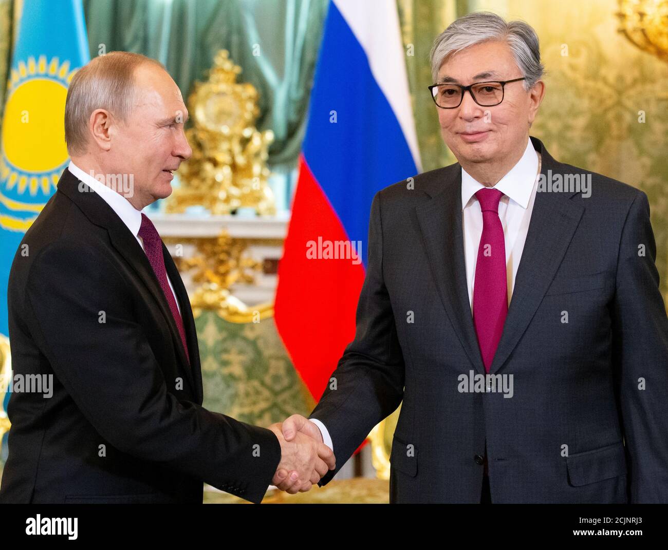 President tokayev putin hi-res stock photography and images - Alamy