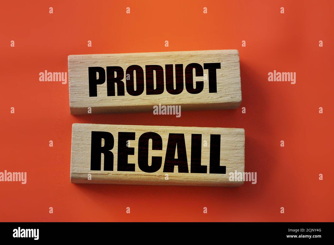 Product Recall words on wooden blocks. Warranty and quality control ...