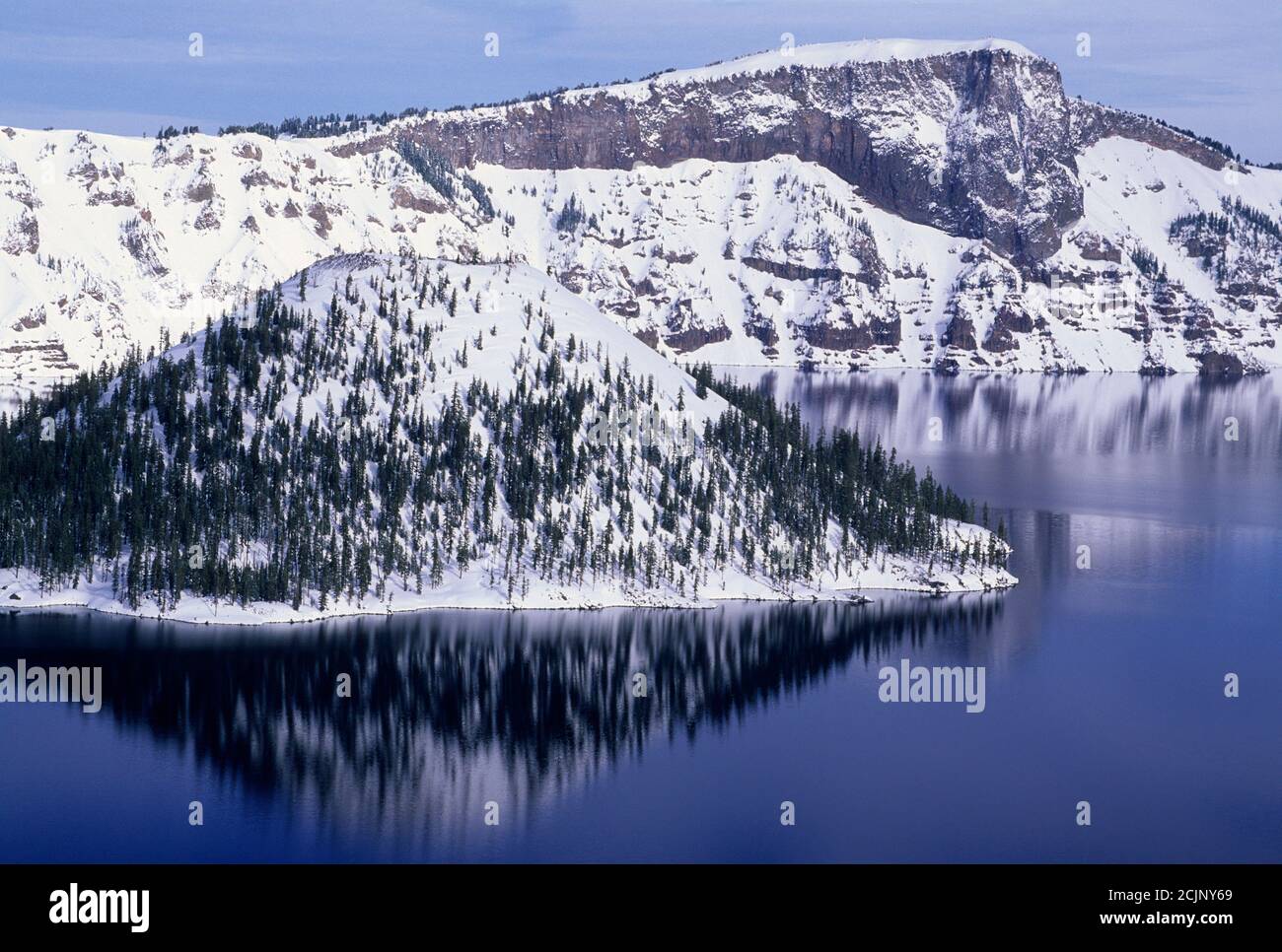 Wizard Island, Crater Lake National Park, Oregon Stock Photo - Alamy