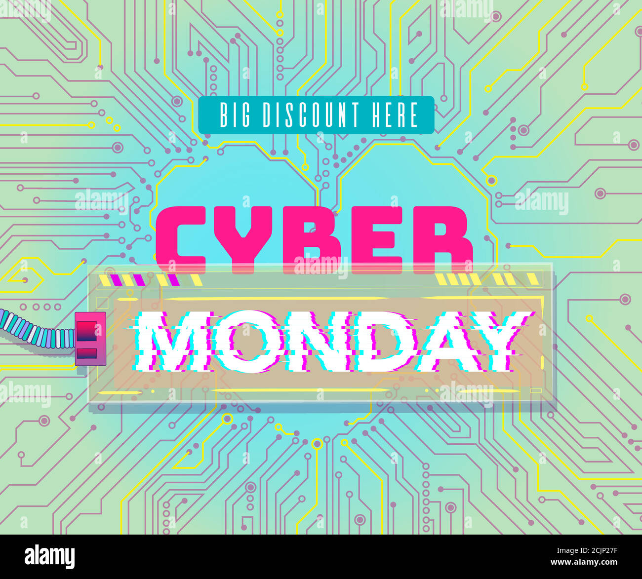 Modern illuminated geometric christmas Stock Vector Images - Alamy