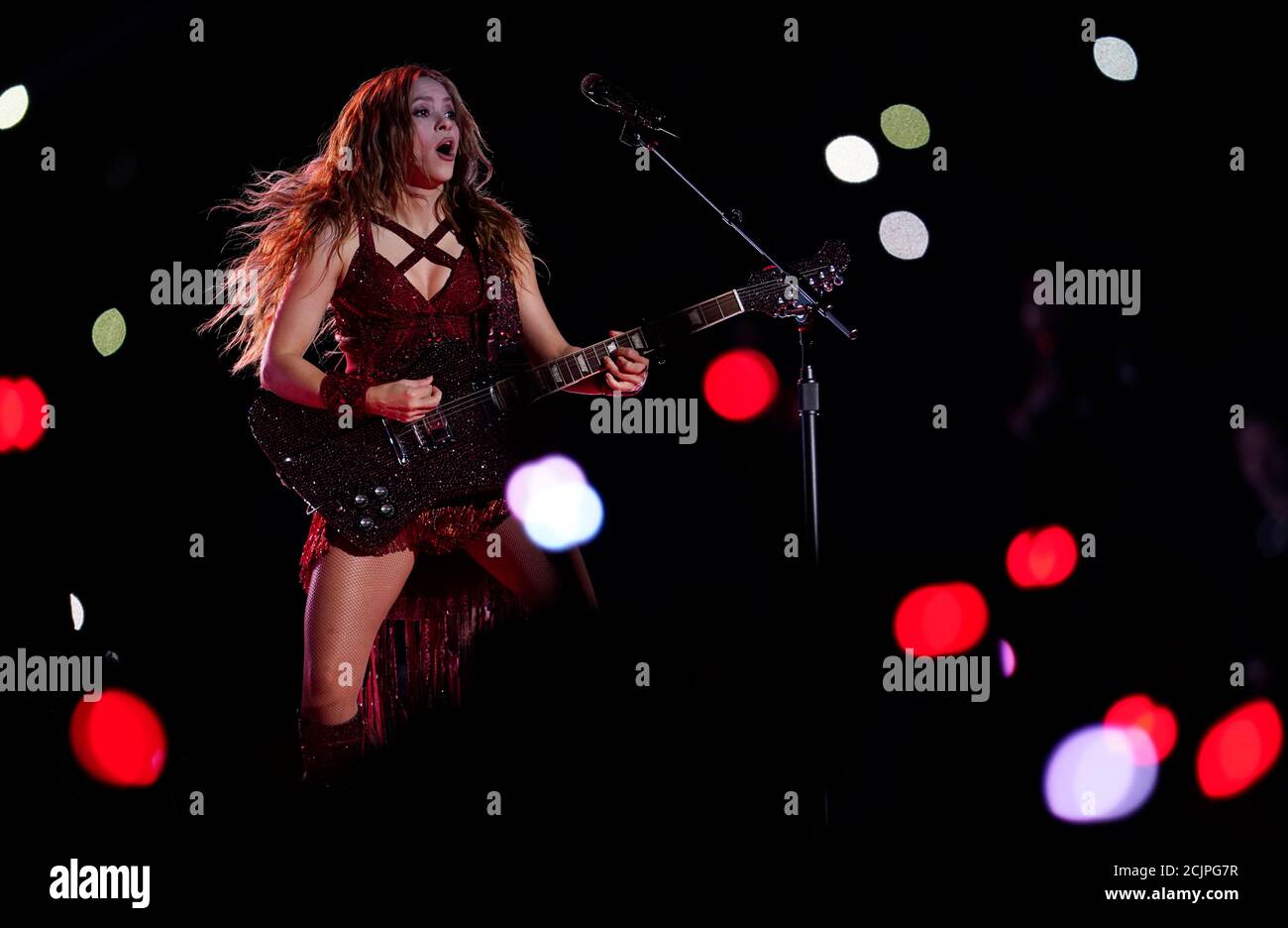 Football stadium during halftime hi-res stock photography and images ...