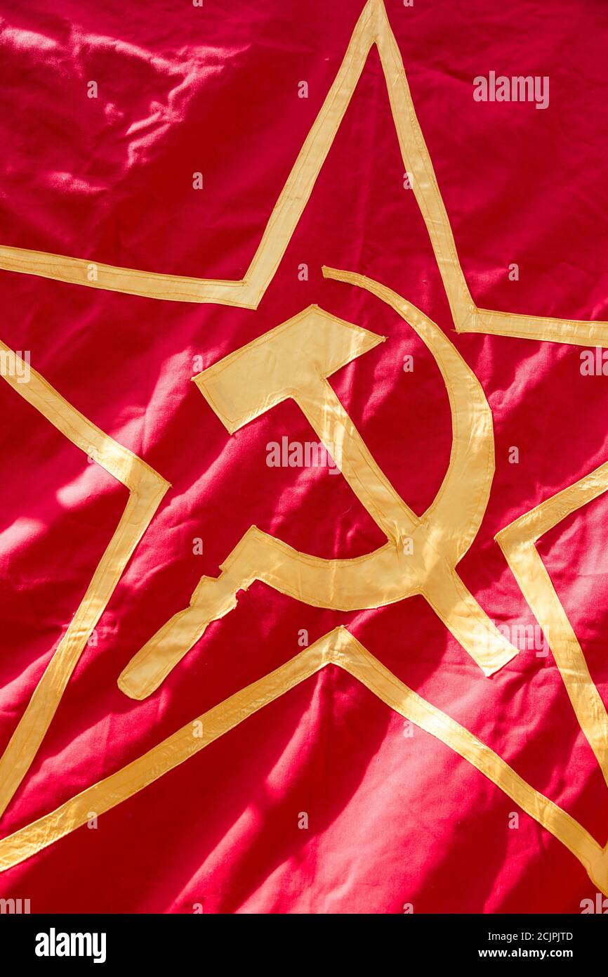 Soviet Hammer And Sickle Flag