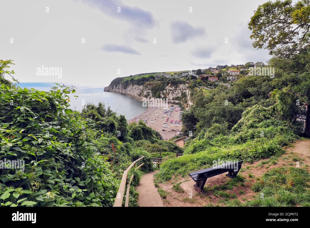 Beer Beach in Devon Stock Photo - Alamy