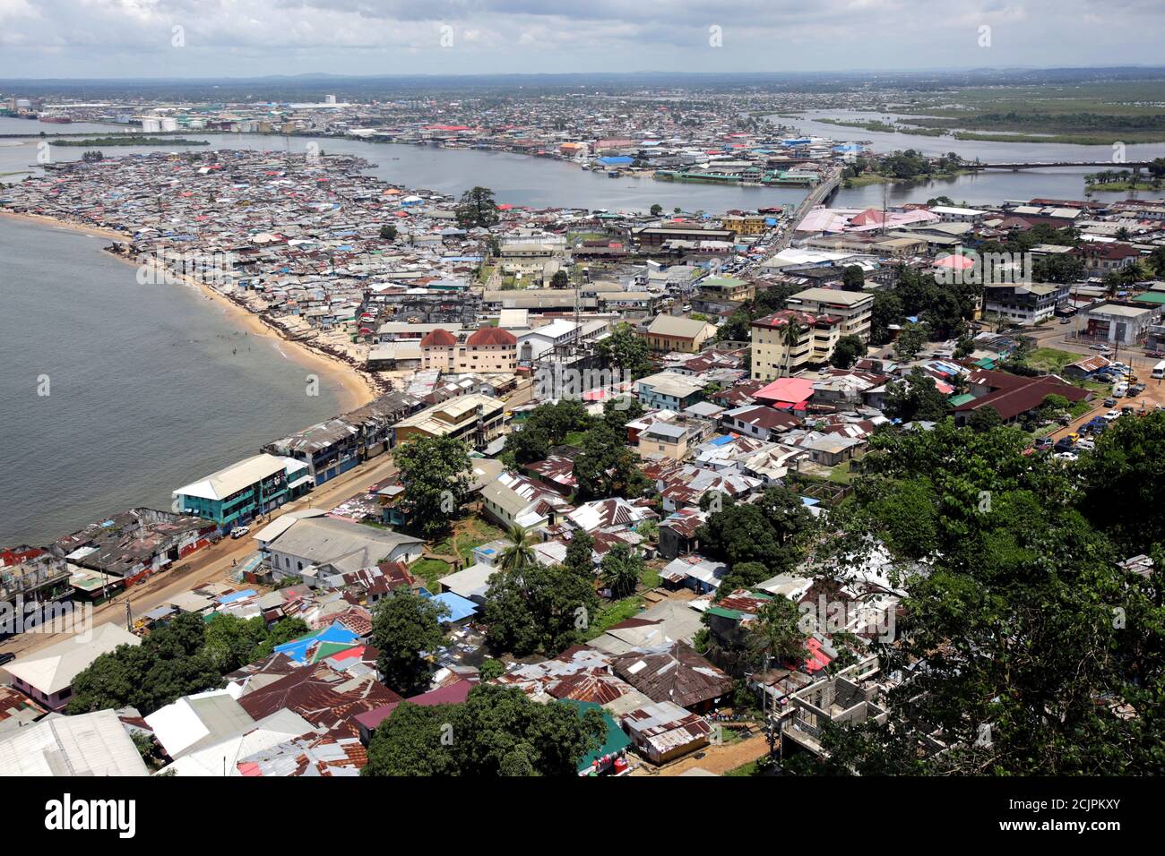 Liberia monrovia city view hi-res stock photography and images - Alamy