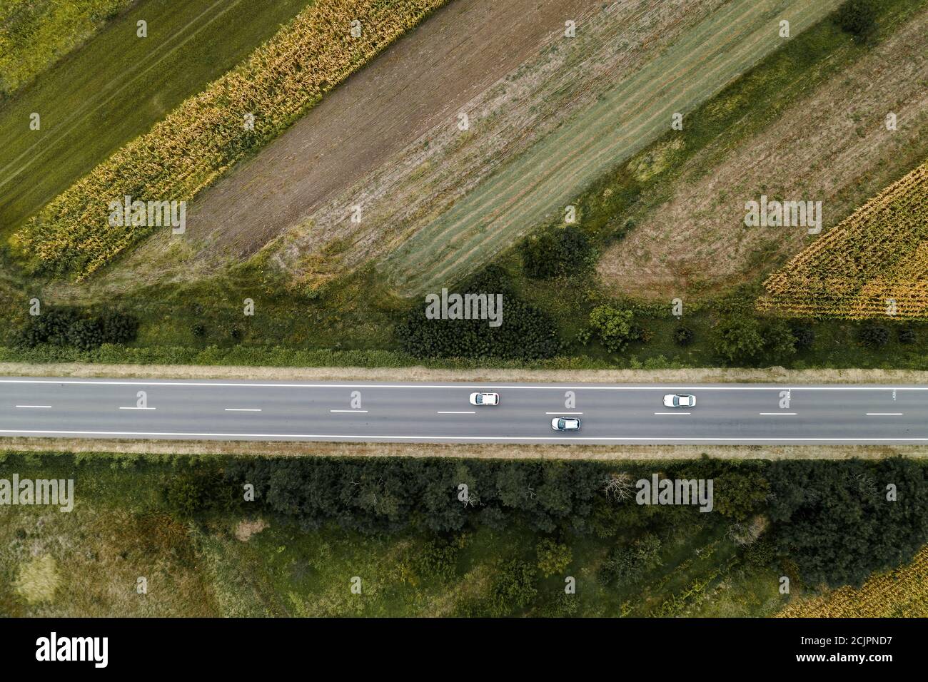 Top view on overpass driving hi-res stock photography and images - Alamy