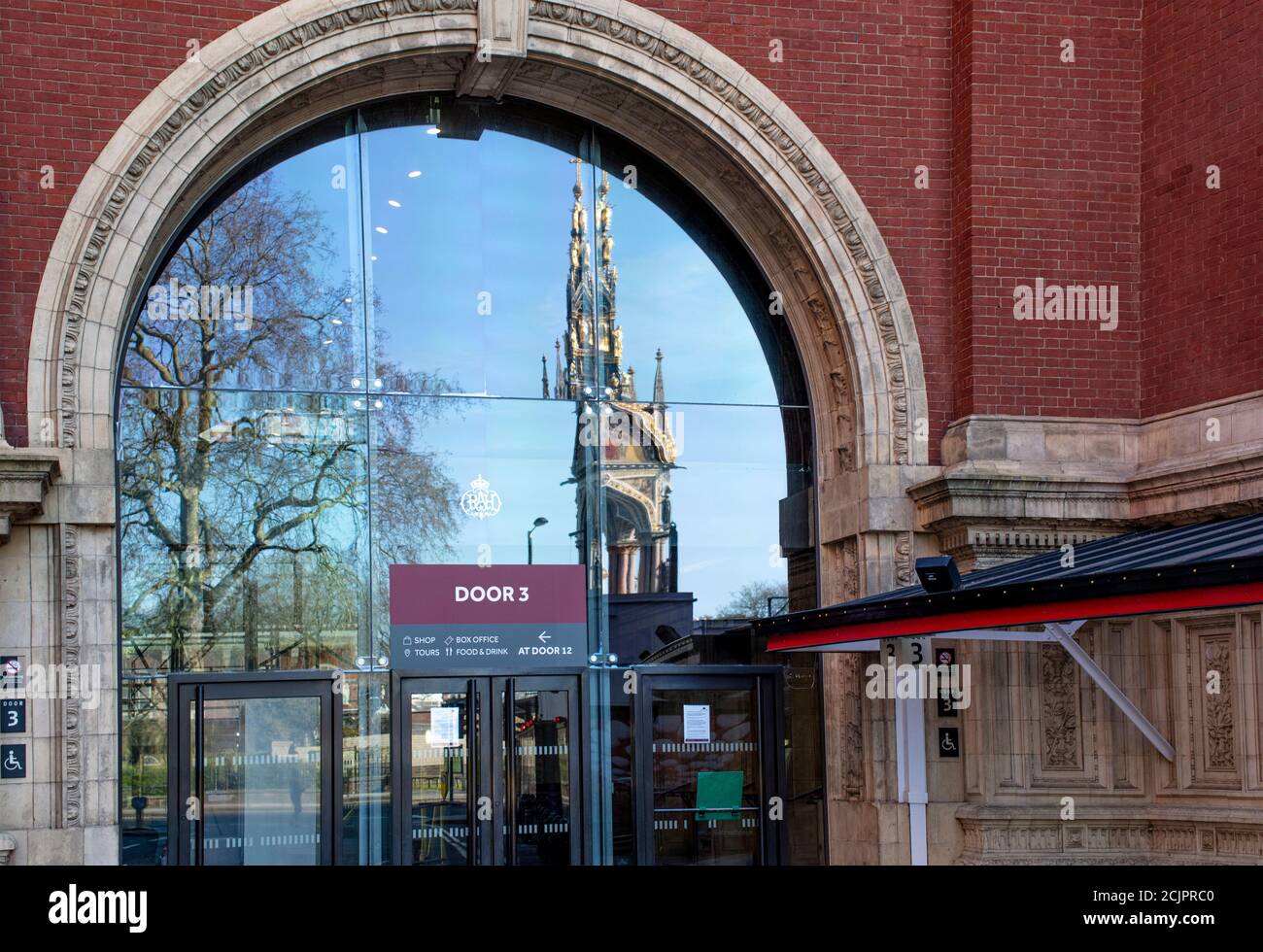 Entrance door royal albert hall hi-res stock photography and images - Alamy