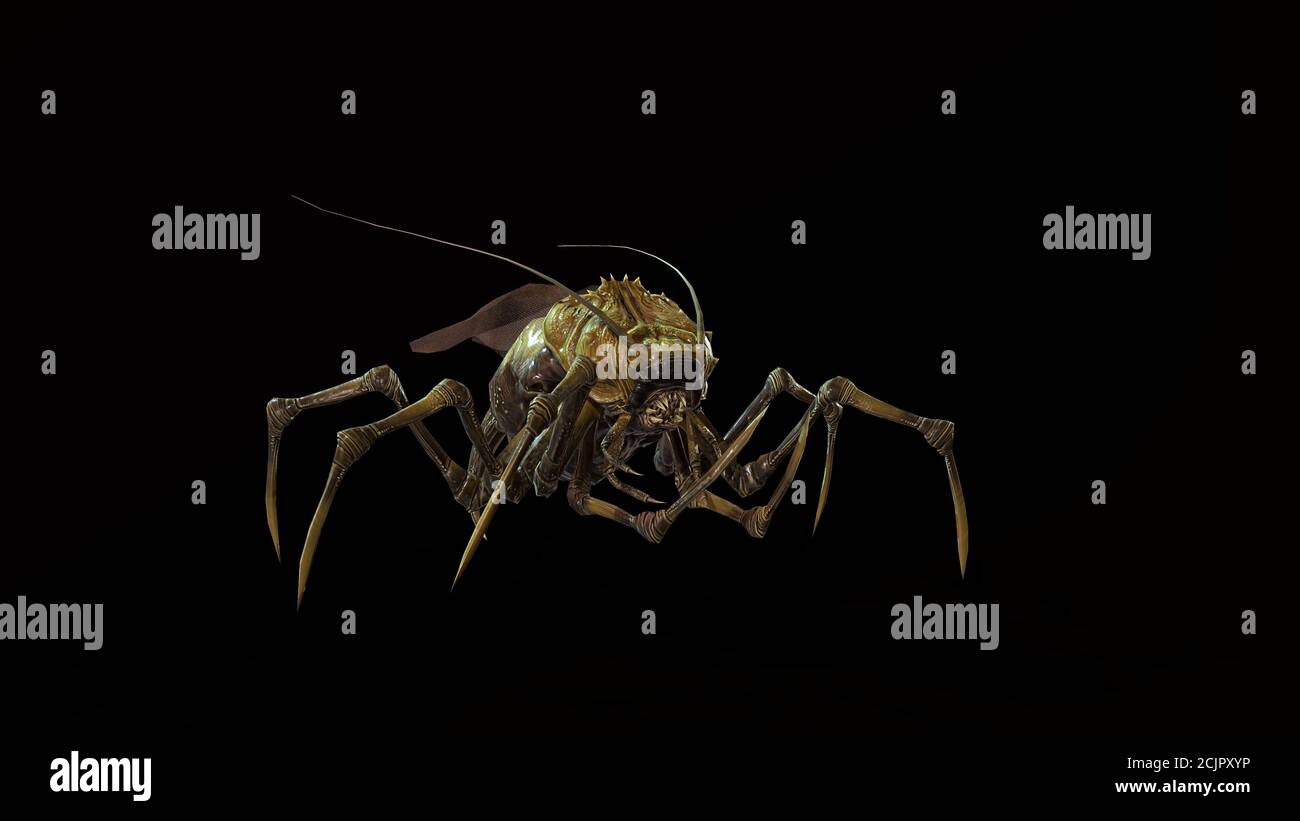 the evil bug 3d render Stock Photo - Alamy