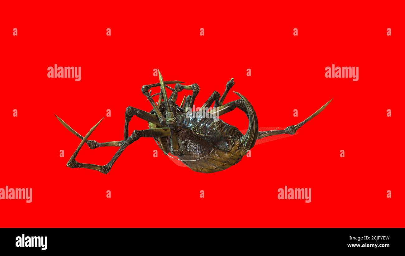 the evil bug 3d render Stock Photo - Alamy